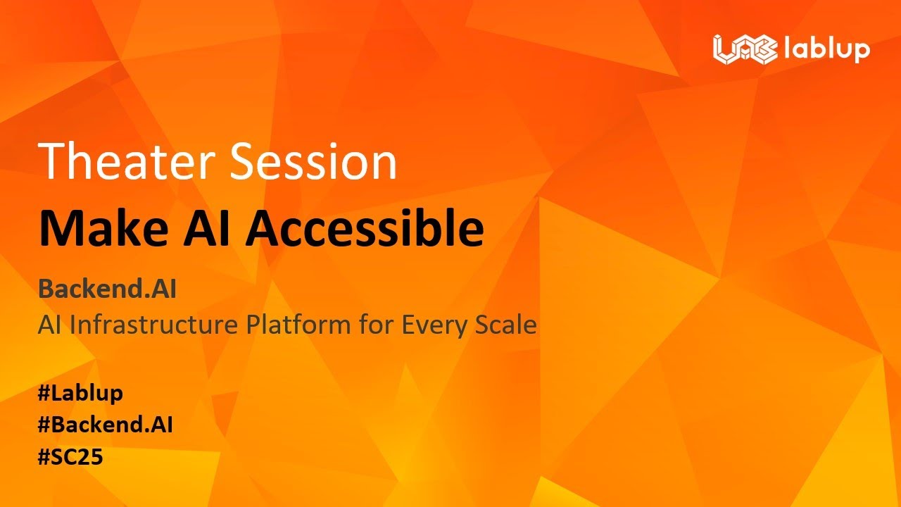 [SC25 Theater Session] Backend.AI - AI Infrastructure Platform for Every Scale