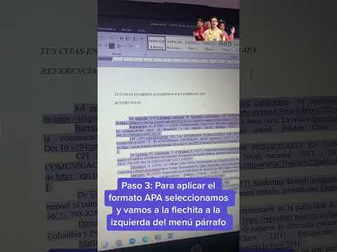 Te enseñamos a ordenar alfabeticamente tus referencias y a colocarlas en formato APA😱 #peru #fyp