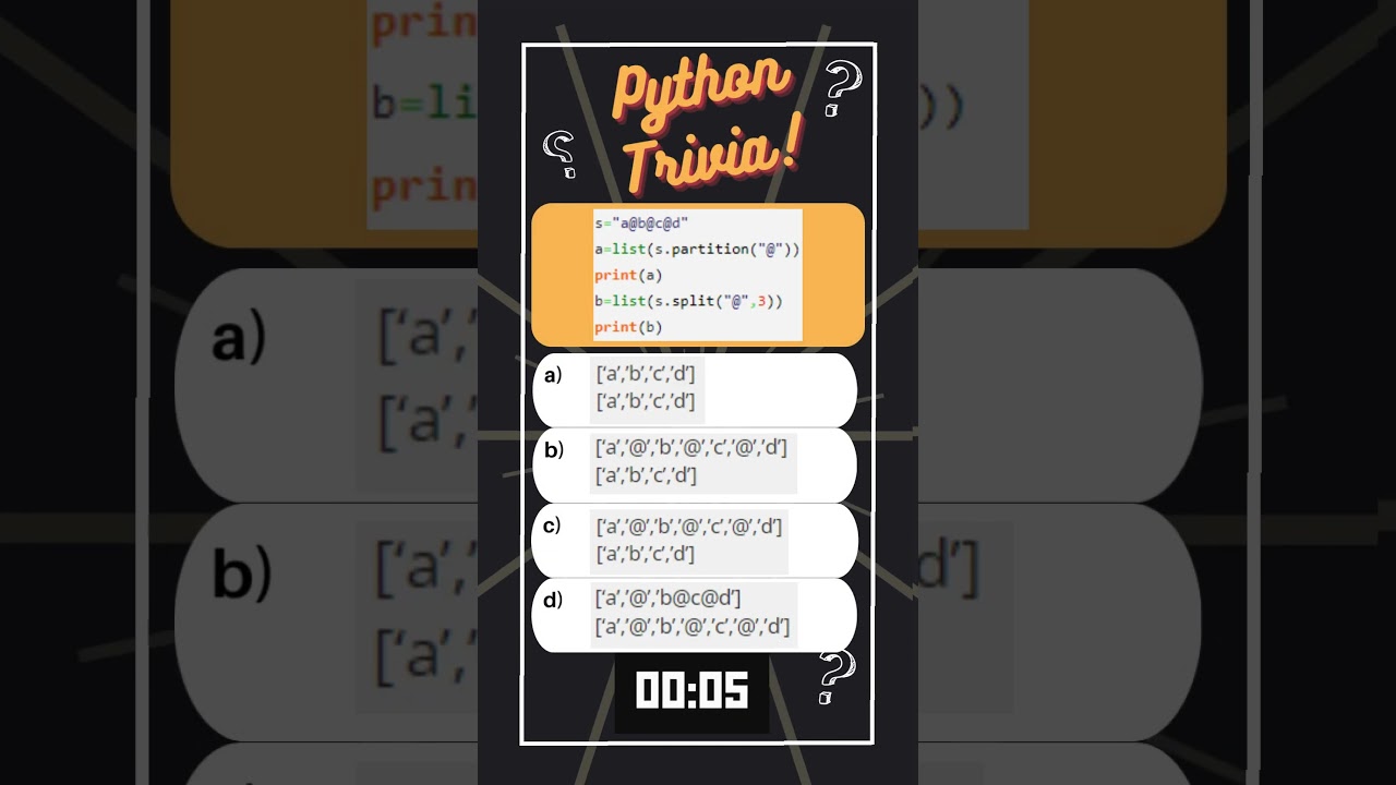 Python Trivia   List 53 #coding #python #techcommunity #shorts #trending #viral #datascience