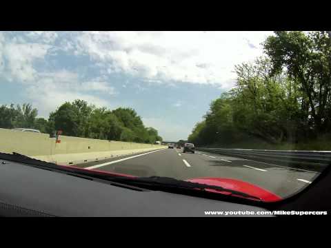 10 Ferrari's in Italy drive from Barga to Firenze (Florence), GREAT roads and LOTS of tunnels!