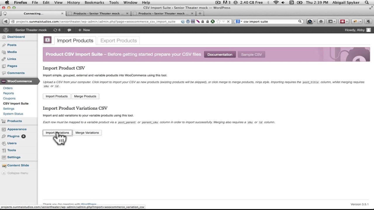 woocommerce product csv import suite