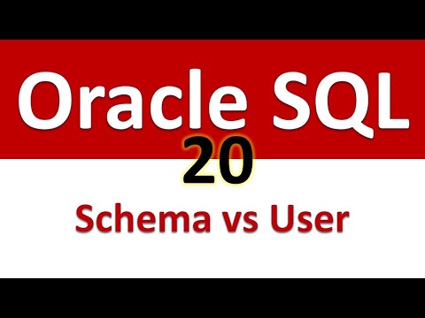 Oracle SQL Developer Tutorial For Beginners 20 Schema vs User