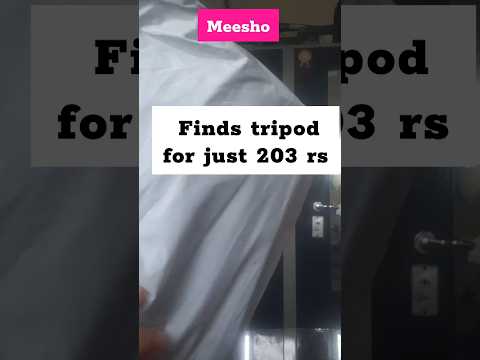 🤗😱3 in1VideoRecordingmobilestand meeshoFinds affordable💸#viralvideo tripod@Rs203#shortvideo#shorts