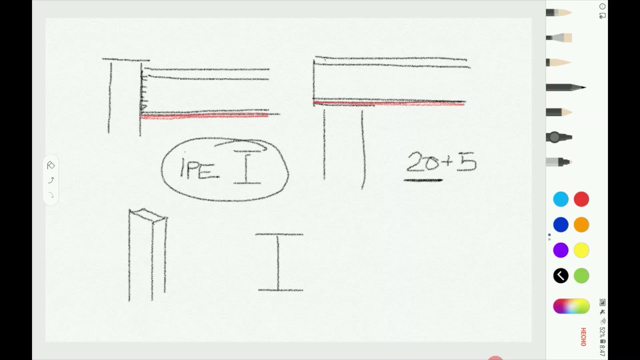 EST4. Detalle constructivo de forjado con estructura de acero