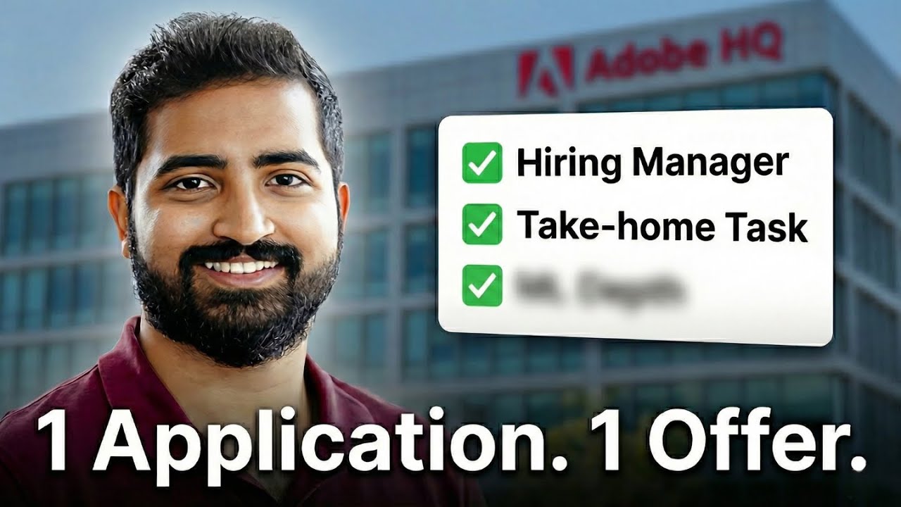 What ACTUALLY Gets You Hired as Adobe ML Engineer: LeetCode vs Projects