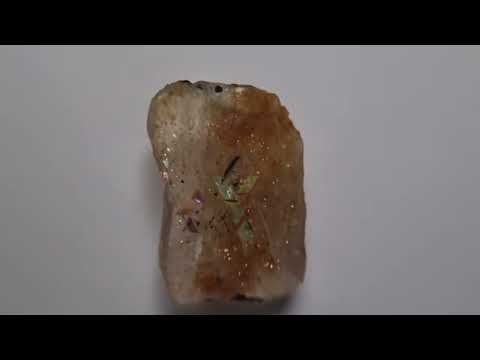 Rainbow Lattice Sunstone Specimen SP-216