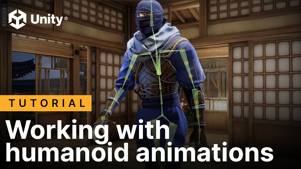 How to work with humanoid animations in Unity