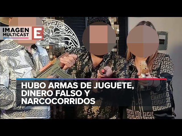Diputada electa de Oaxaca tiene fiesta temática al estilo narco