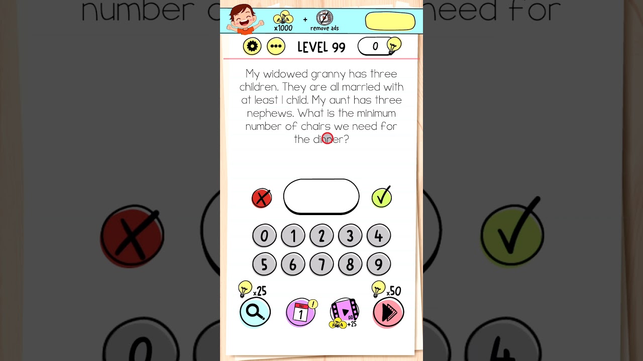 Brain Test: Tricky Puzzles Level 99