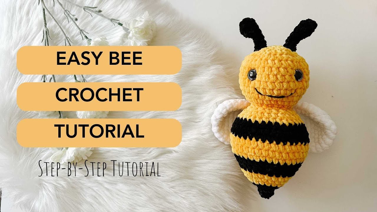 EASY Crochet Bee Tutorial ✨ l FREE Crochet Pattern
