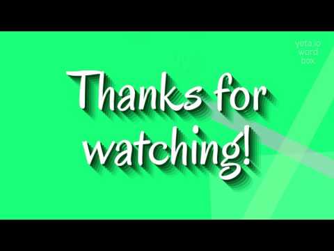 How to say "browbeat"! (High Quality Voices)