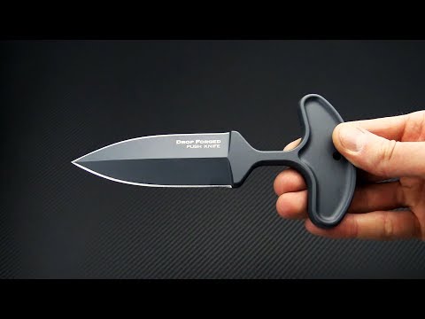 Cold Steel 52100 Drop Forged Dagger Push Knife Grey Teflon 36MJ Fixed ...