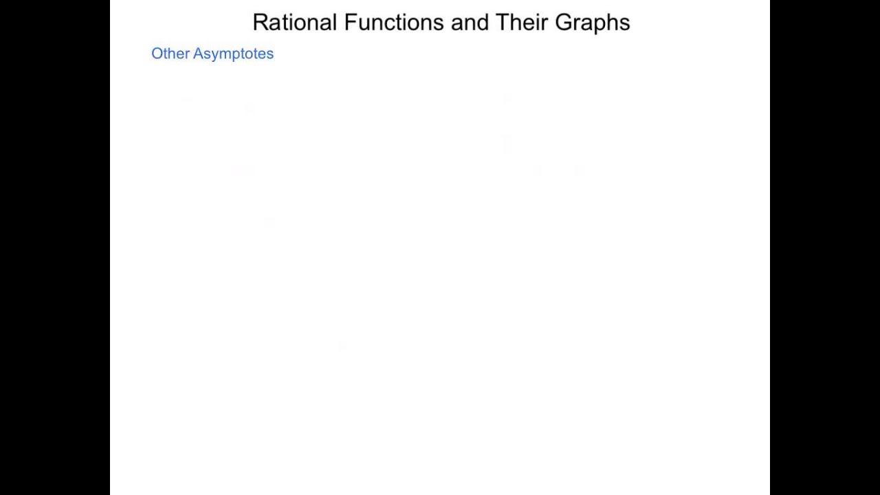 Algebra2 8.3 Rational Functions & Their Graphs