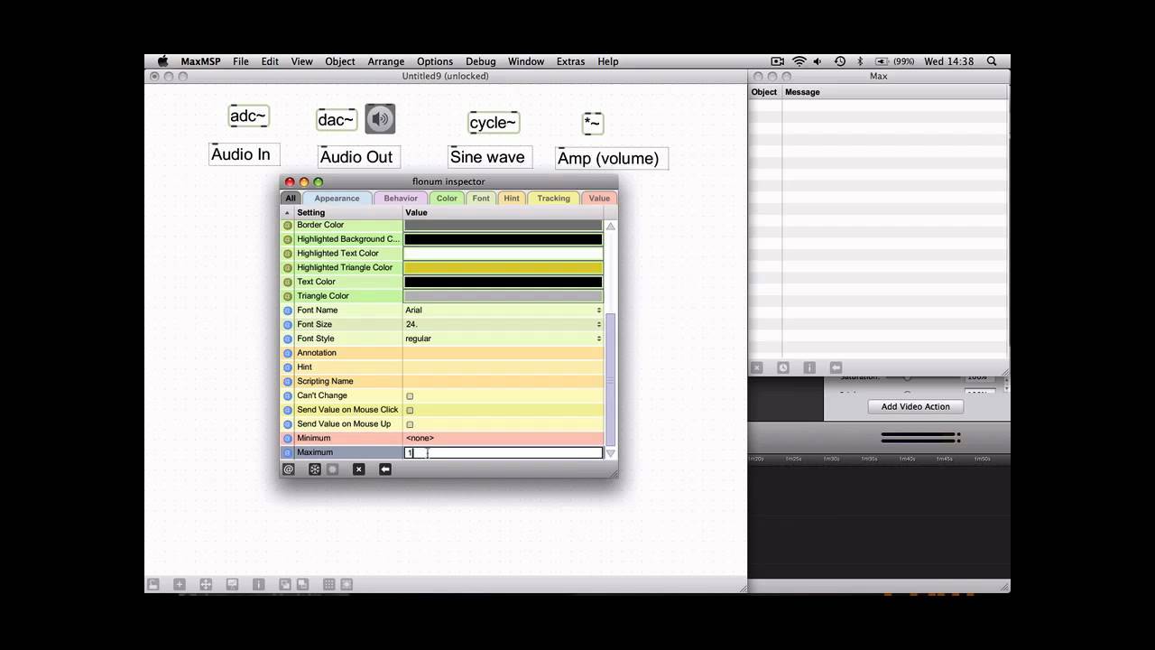 Max/Msp Tutorial (Msp basics) Barnsley College