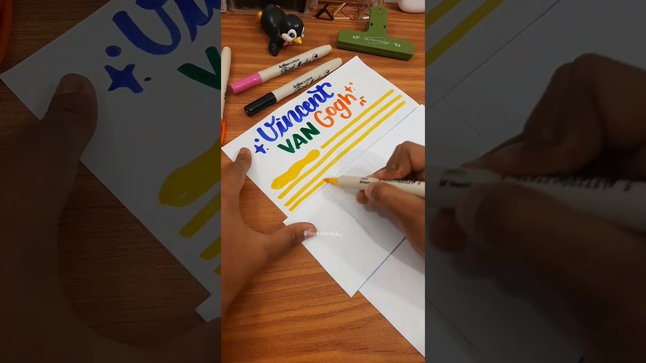 3D BIOGRAPHY 🤩🌟 #lettering #schoolhomework #crafts #tips #hacks #viralvideo #viral