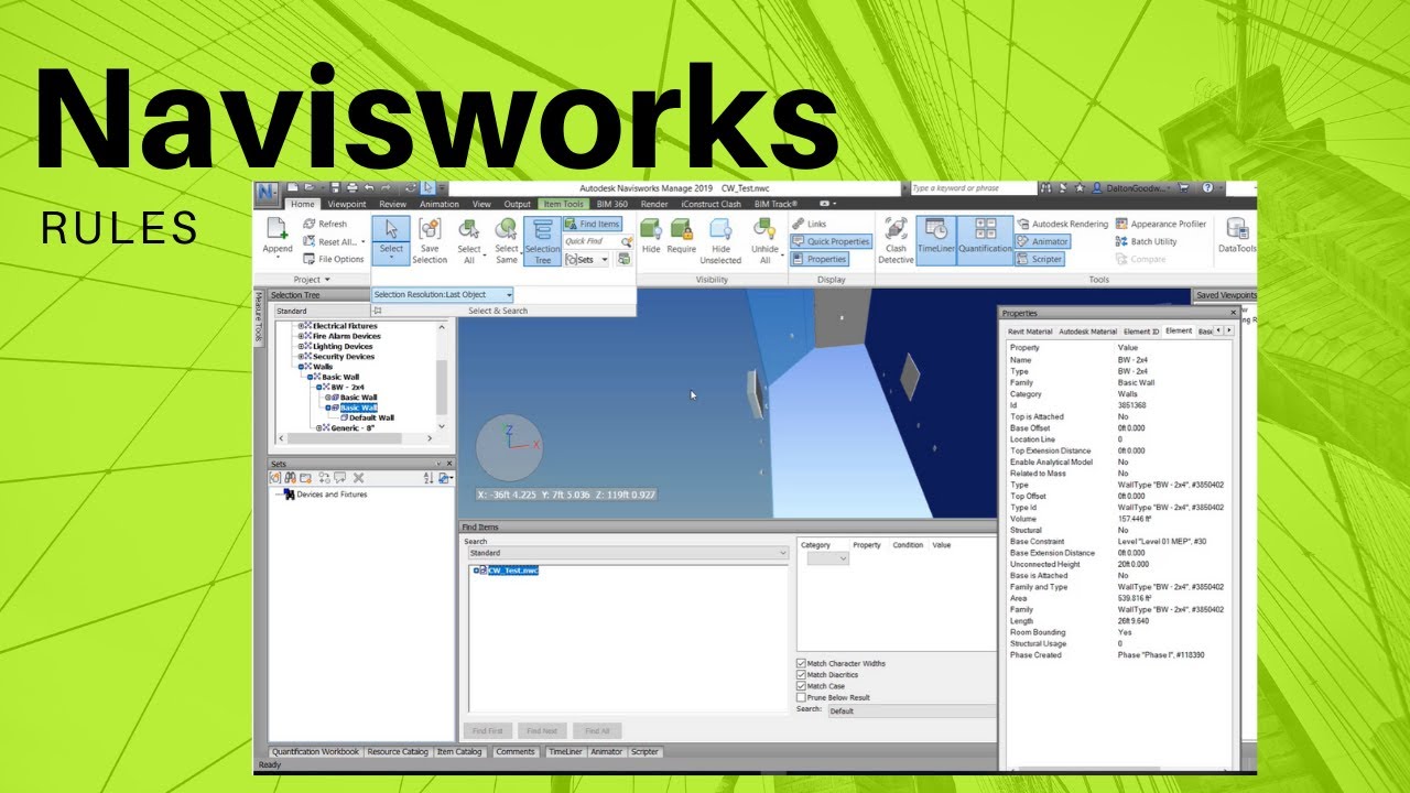 Navisworks | Rules | Model Coordination and Clash