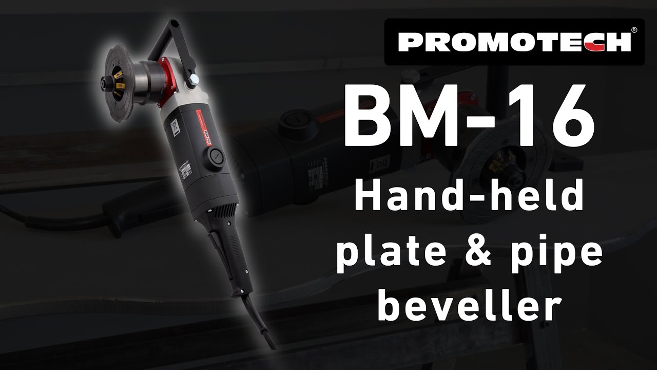 Promotech - Hand-held plate & pipe beveller (BM-16)