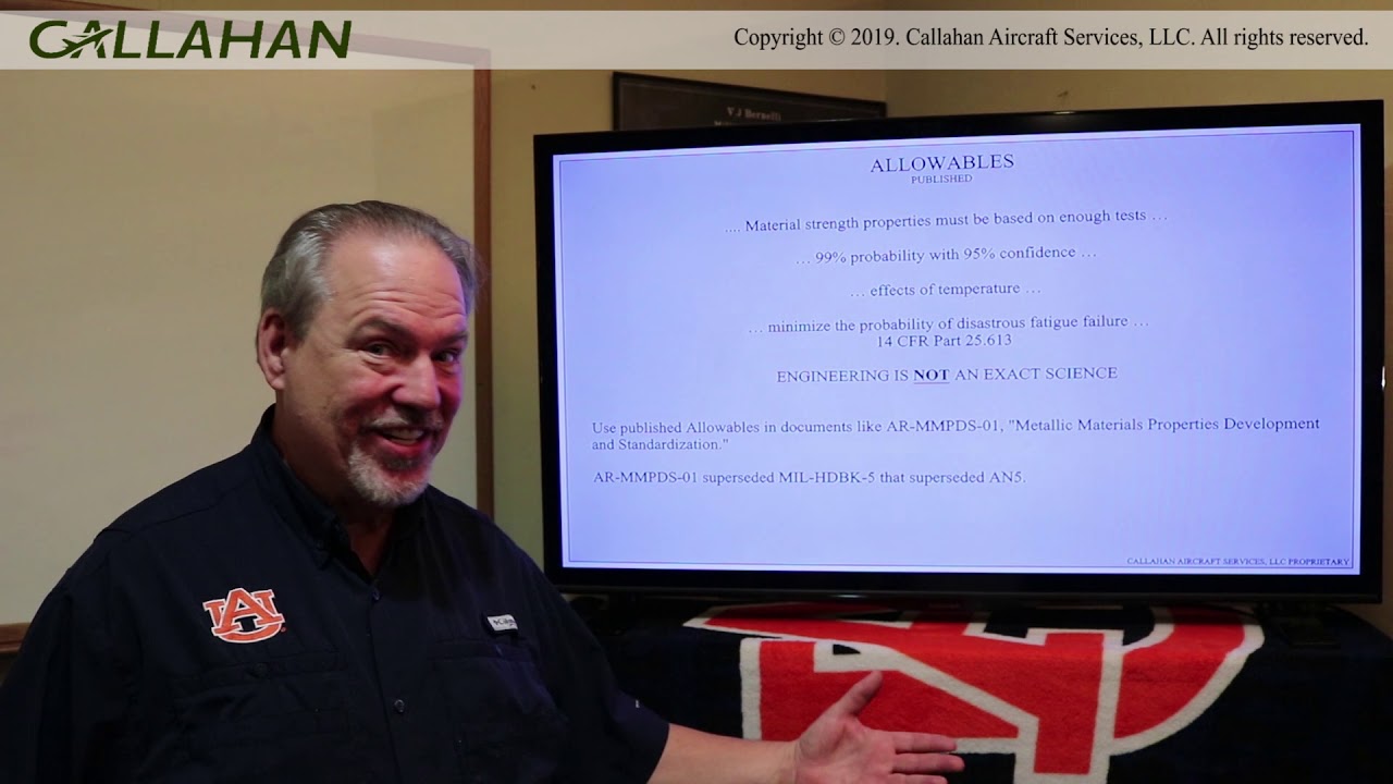 Allowables - Aircraft Structural Analysis Video 5.1