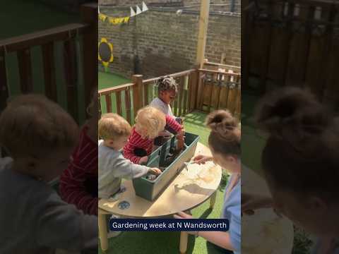 Let’s plant at N Wandsworth | Gardening week at the nursery 🌷