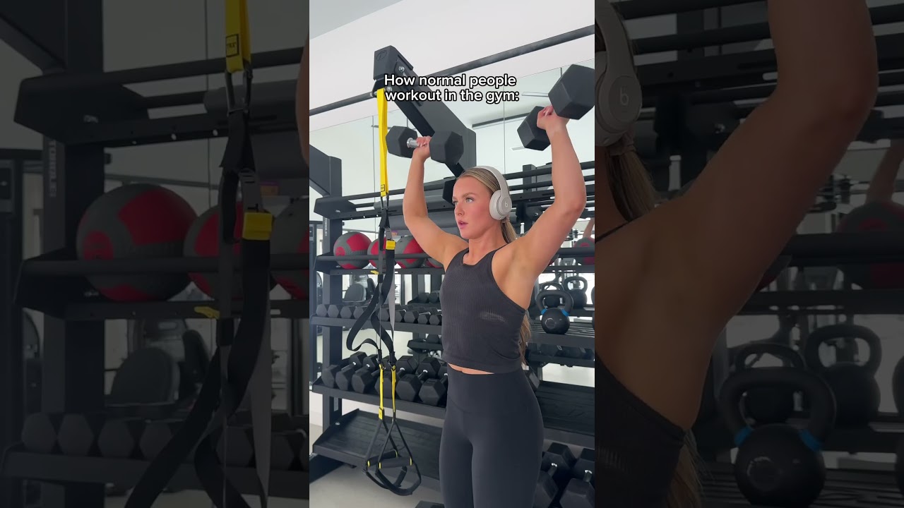 How NORMAL people workout vs. ATHLETES 🏋️‍♀️ #athlete #studentathlete #soccer  #sportsperformance