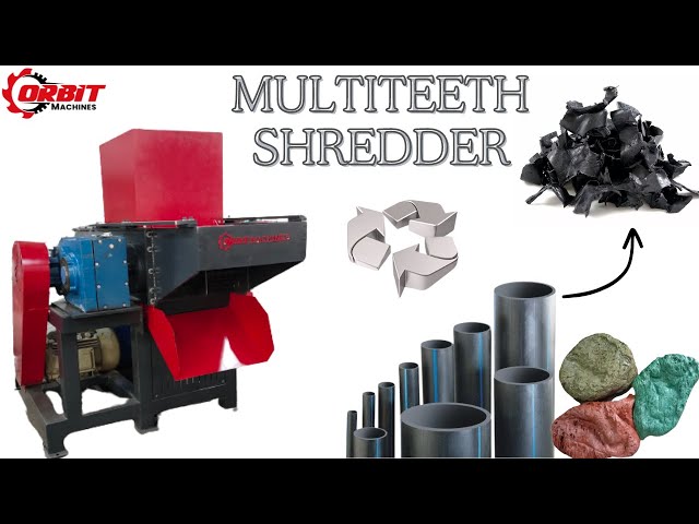 Multiteeth Single Shaft Shredder - Hdpe Pipe Shredder Manufacturer from ...