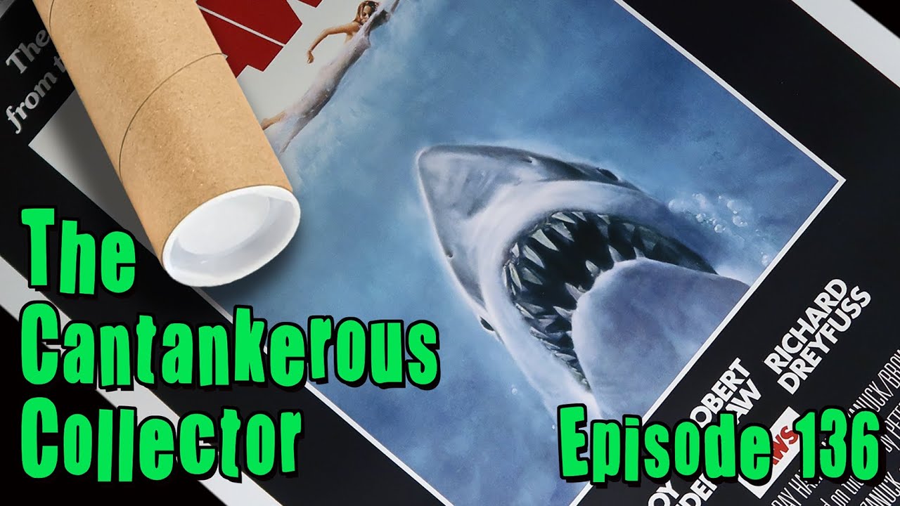 Episode 136: JAWS Movie 50th Anniversary One-Sheet Poster & Acrylic Panel Vice Press Unboxing Review