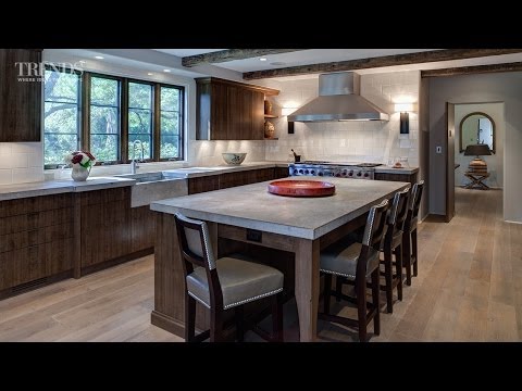This kitchen evokes a serene ambiance
