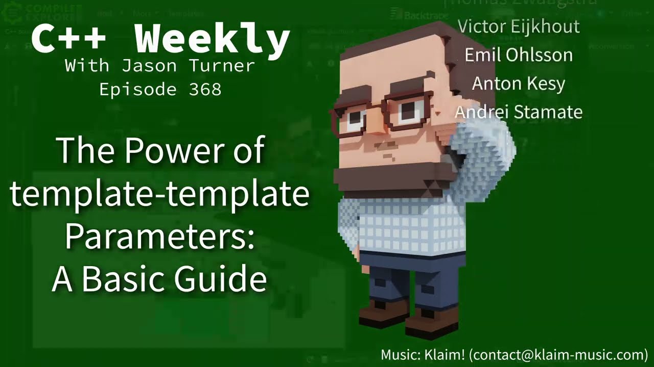 C++ Weekly - Ep 368 - The Power of template-template Parameters: A Basic Guide