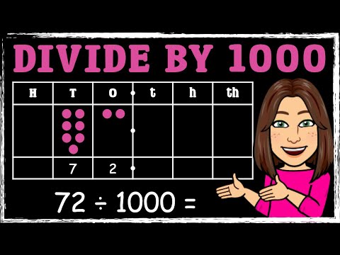 Divide by 1000 | Maths with Mrs B