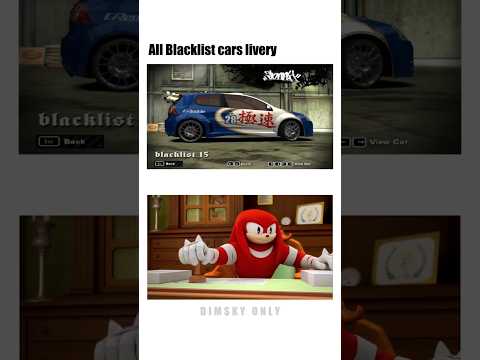 Rating All Blacklist cars livery - NFS Most Wanted #shorts #nfsmw #nfs #nfsmostwanted #memesdaily