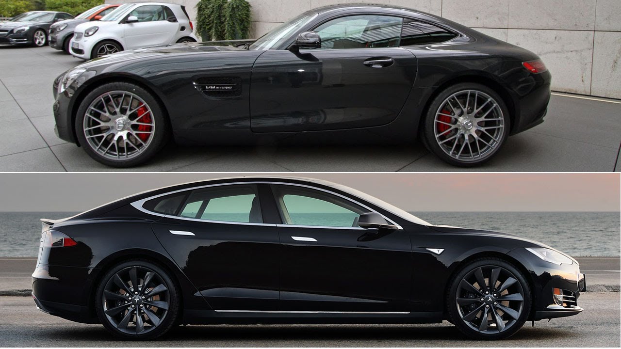 Tesla Model S P85D Races AMG GT with Surprising Results - autoevolution