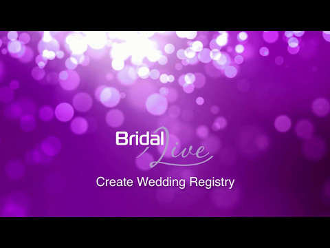 Create Wedding Registry