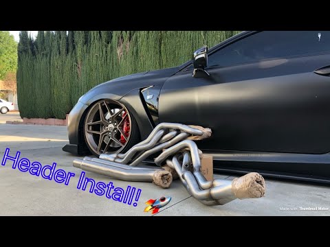 Lexus RCF Header Install SO LOUD (American Racing Headers)