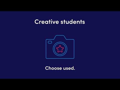 Creative students choose used camera gear.