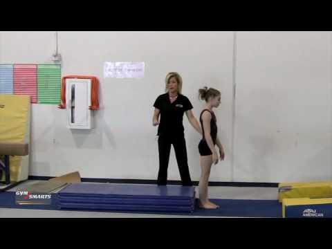 Beam – back handspring drills – Gymnastics Coaching.com