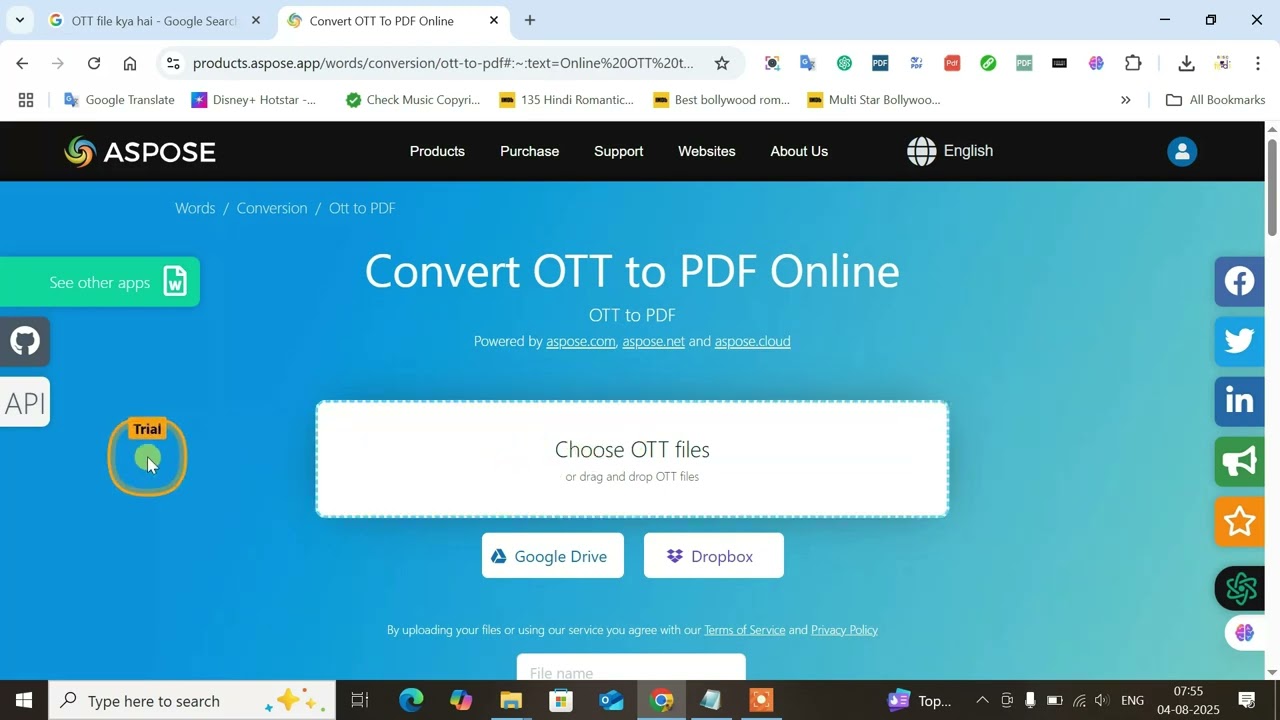 How to convert ott to pdf | ott to pdf | chage ott to pdf file