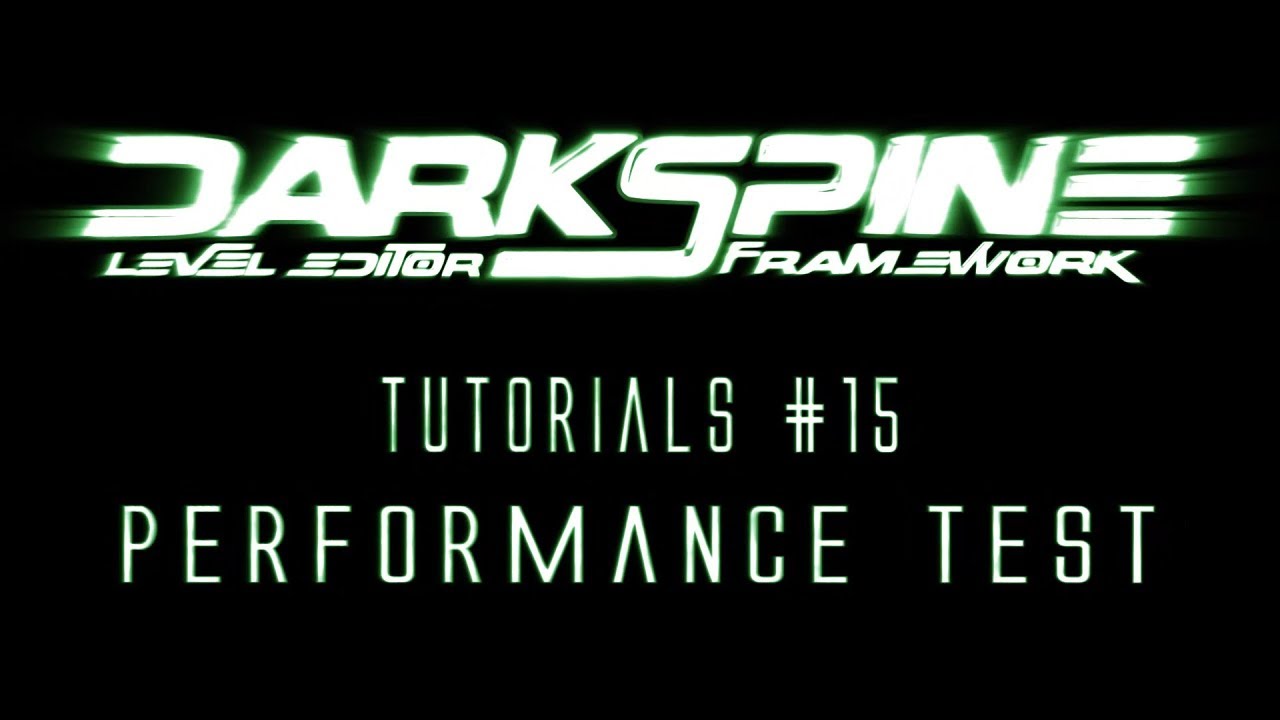 Tutorial#15 PERFORMANCE test [*DARKSPINE LEVEL EDITOR FRAMEWORK*] for *GAMEMAKER STUDIO*