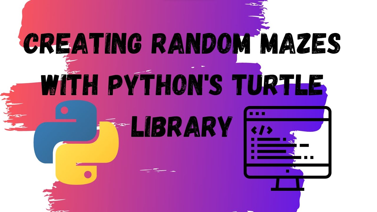 Creating Random Mazes with Python's Turtle Library #python #maze