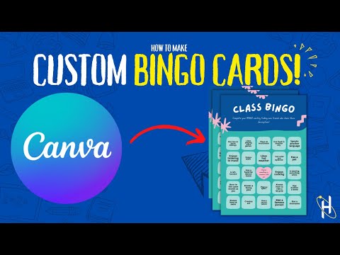 Create Custom Bingo Cards with Canva | Easy DIY Bingo Card Tutorial
