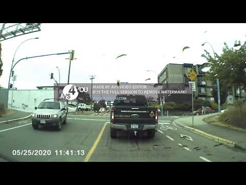 6/9/2020, (Targeted Individuals & Perp TV) Victoria BC Canada Police Car Get Some Brighting on Road