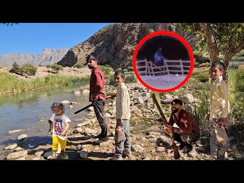Has the shepherd boy seen the single mother's husband with her children?