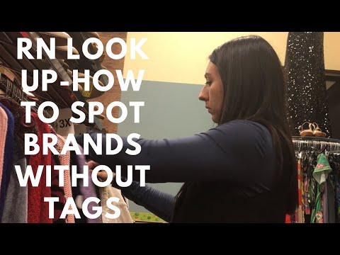 RN LOOK UP How to Spot Quality Brands without tags to reseller on Ebay and Poshmark