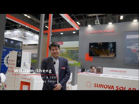 William Sheng, Sunova Solar's CEO, interviewed at Genera 2023