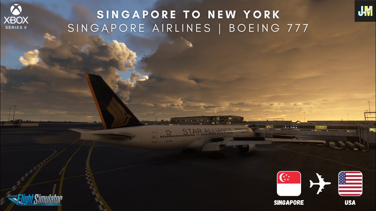 Singapore to New York on Singapore Airlines Boeing 777-200 | SQ24 | 4K ...