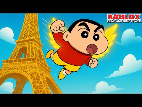 Climb and Jump Tower Gameplay in Tamil | GAMING WITH SHINCHAN