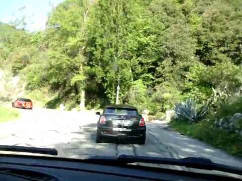 MINI GP0049 takes Col de Turini - Part 1- From Castillon to Sospel