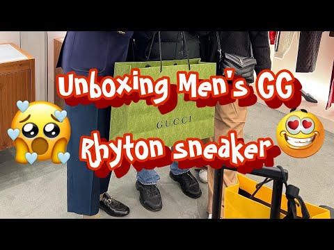 Men’s GG Rhyton sneaker UNBOXING, A CLOSER LOOK, FIRST IMPRESSIONS, SIZING, SHOE DETAILS