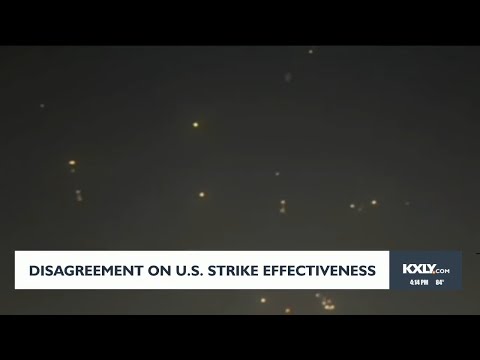 Disagreement on U.S. strike effectiveness