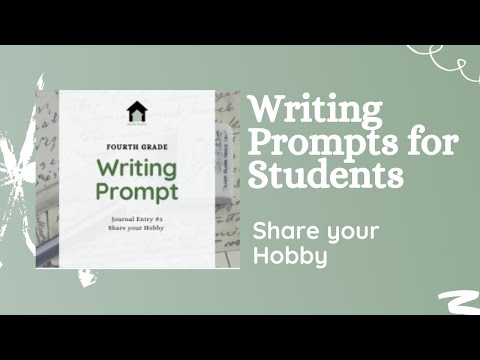 Writing Prompts for Students: Share your Hobby