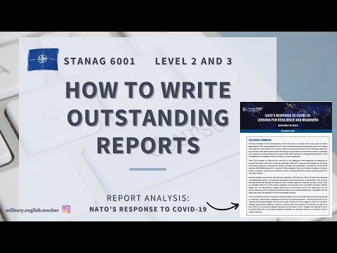 STANAG 6001 REPORT WRITING ???? Level 2 and 3 / Informes EXAMEN SLP